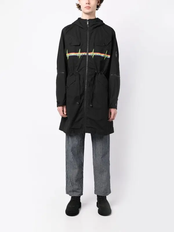 Undercover Graphic-print Hooded Parka