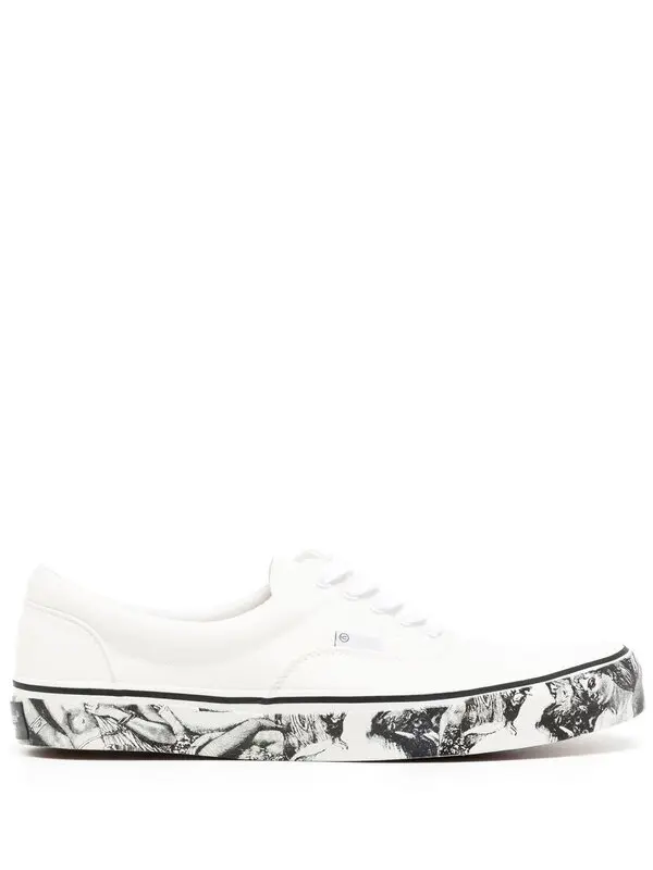 Undercover Lace-up Low-top Sneakers - White