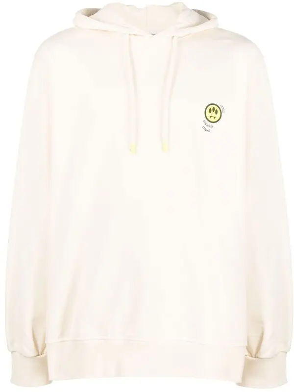 BARROW Embroidered Logo Hoodie - Neutrals