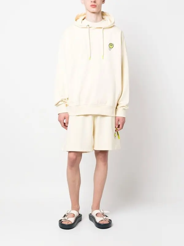 BARROW Embroidered Logo Hoodie - Neutrals