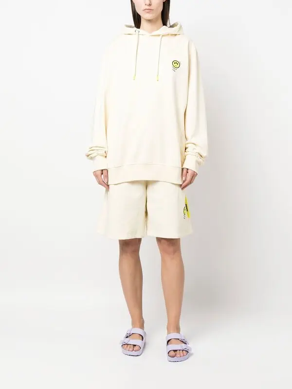 BARROW Embroidered Logo Hoodie - Neutrals