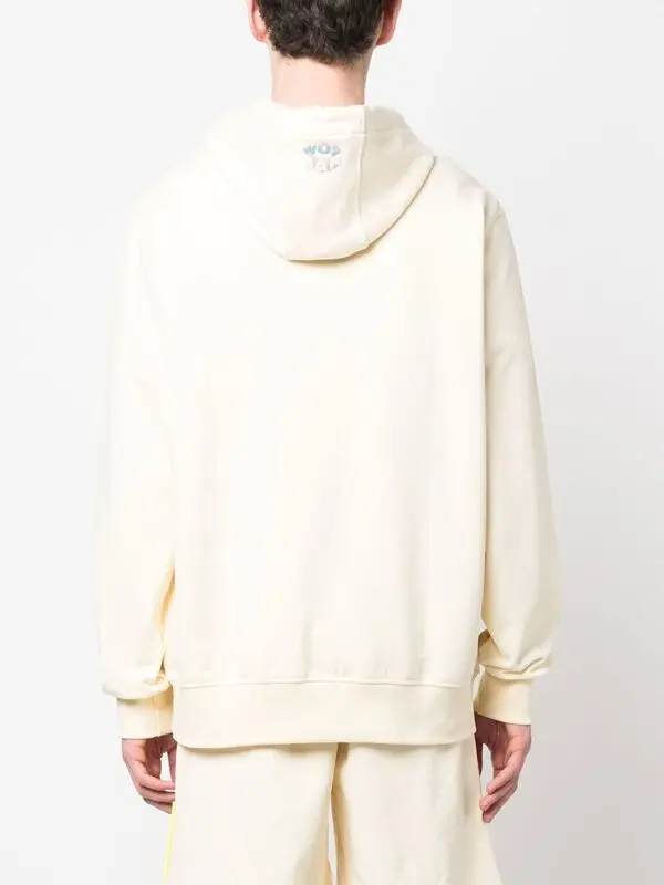 BARROW Embroidered Logo Hoodie - Neutrals