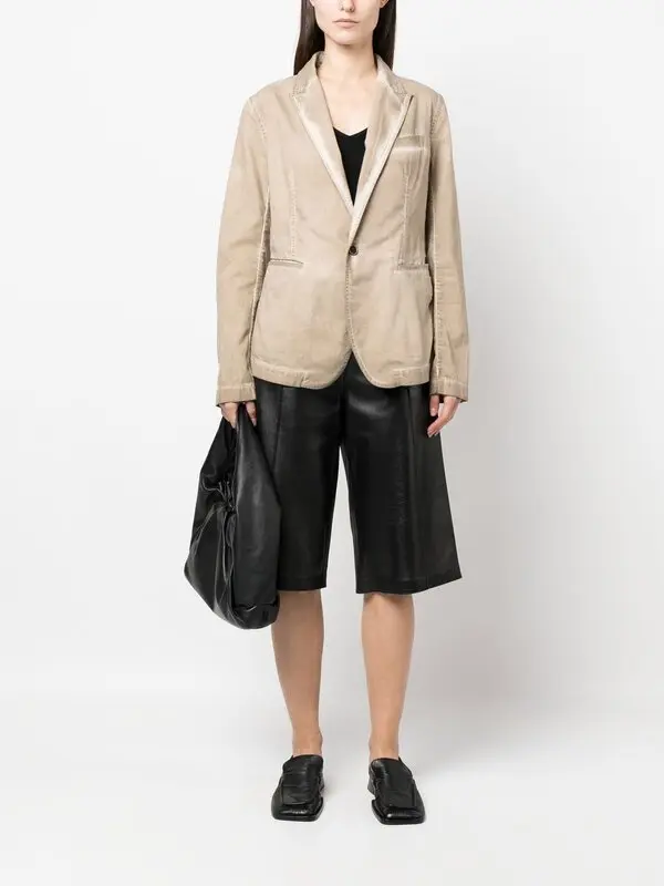 UMA WANG Jane Contrast-stitch Blazer