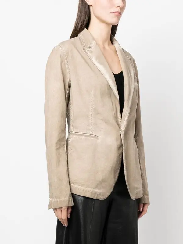 UMA WANG Jane Contrast-stitch Blazer