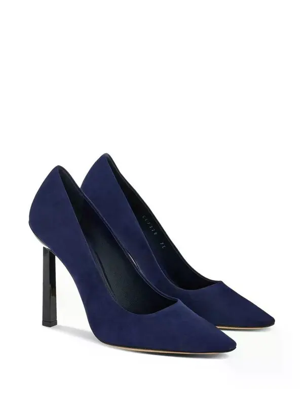 FERRAGAMO 105mm Suede Stiletto Pumps