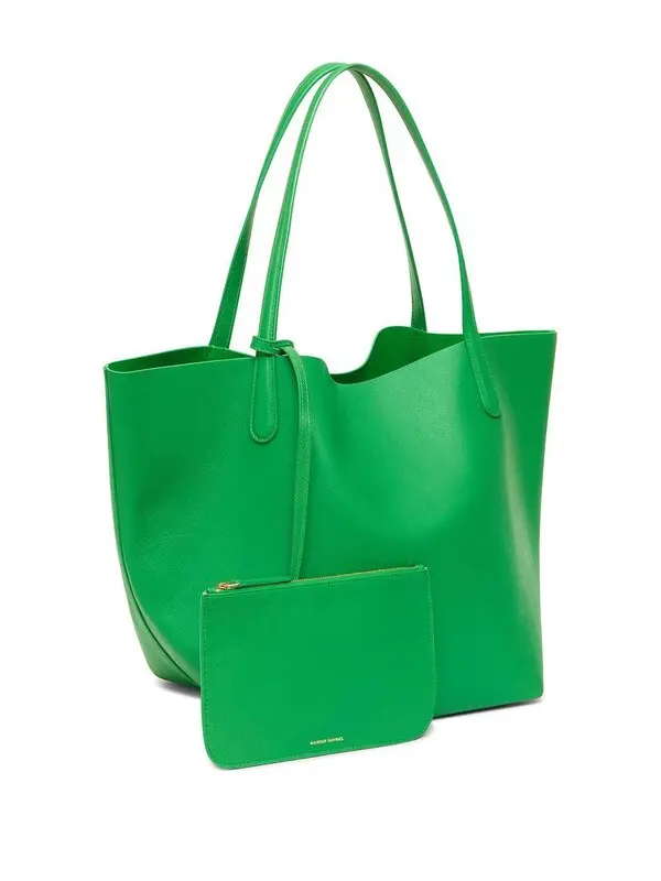 【未使用】MANSUR GAVRIEL レザートートバッグ グリーン Buy MANSUR GAVRIEL Everyday Shopper Tote - Green At 20% Off