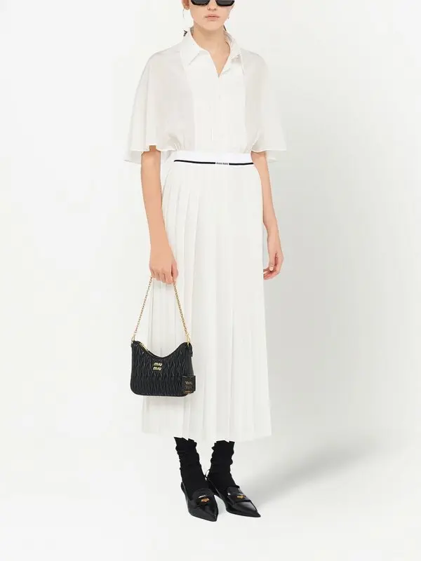 Miu Miu Matelassé Leather Shoulder Bag