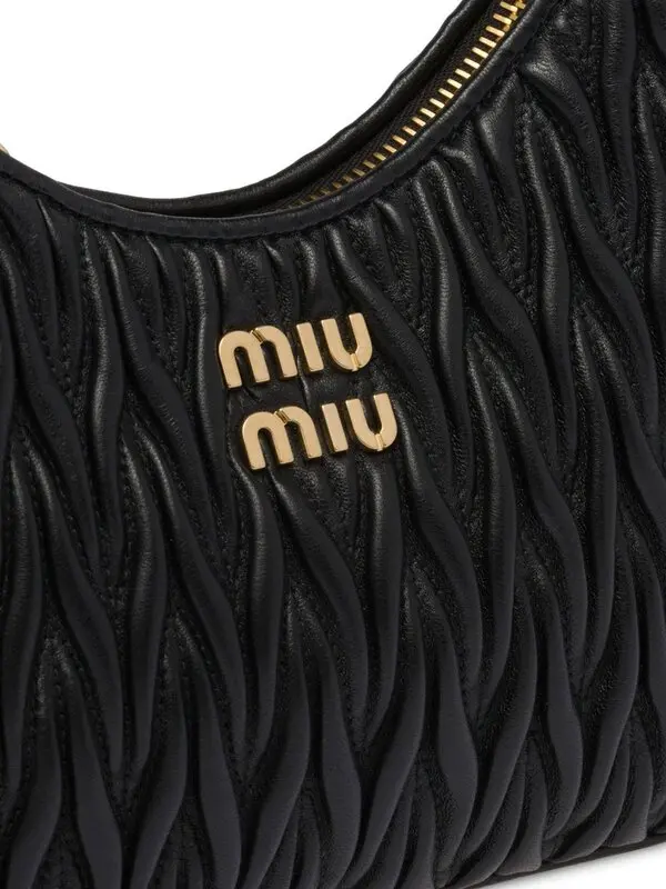 Miu Miu Matelassé Leather Shoulder Bag