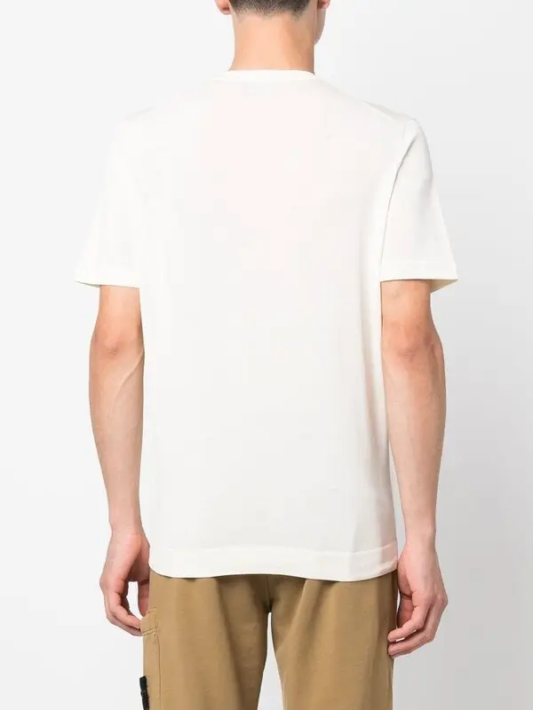 DRUMOHR Cotton Crew-neck T-shirt - Neutrals
