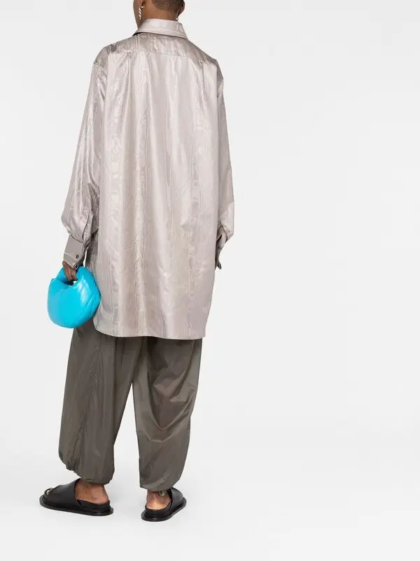 MAISON MARGIELA Oversized Long-sleeve Shirt - Grey