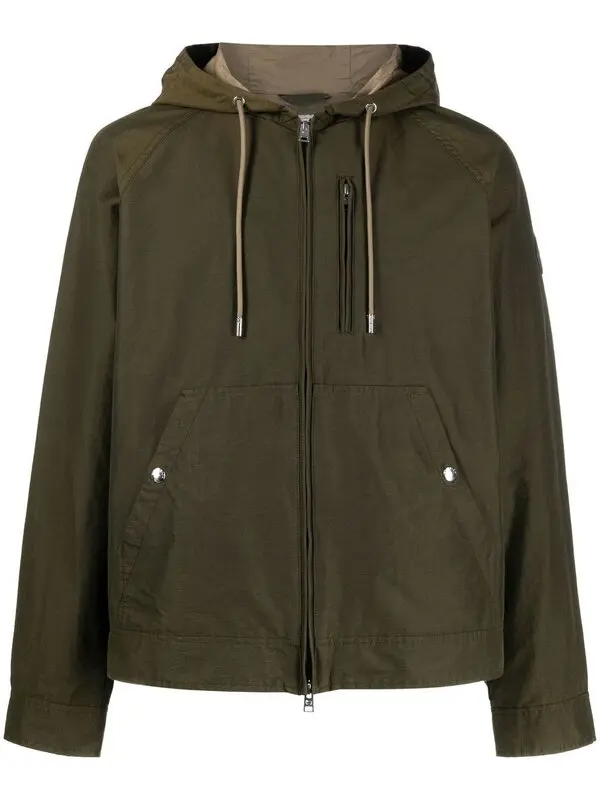 Woolrich Lobster Zip-up Hooded Jacket - Green