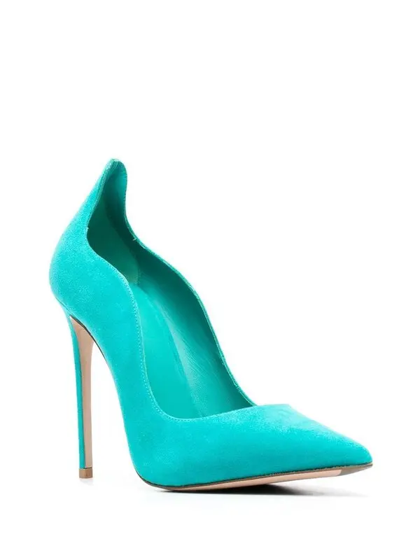 LE SILLA Ivy 110mm Suede Pumps - Blue