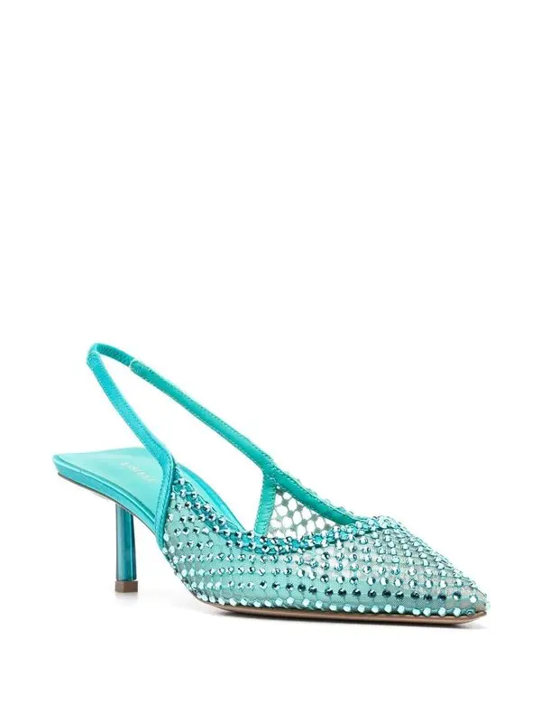 LE SILLA Gilda 70mm Slingback Pumps - Blue