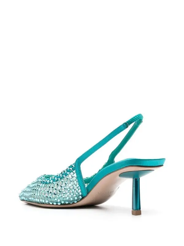 LE SILLA Gilda 70mm Slingback Pumps - Blue