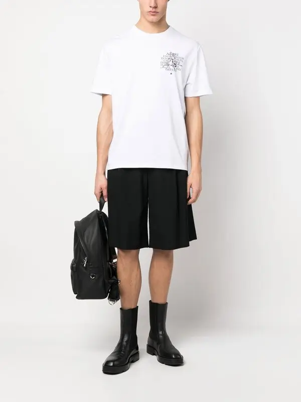 Amiri Logo-print Cotton T-shirt - White