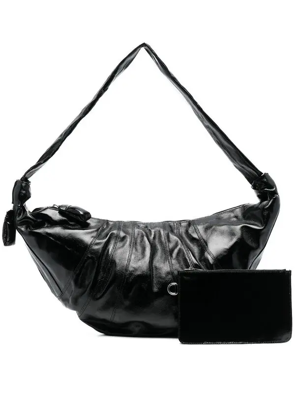 LEMAIRE Croissant Shoulder Bag - Black