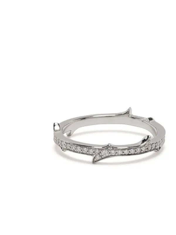 Stephen Webster 18kt White Gold Thorn Diamond Ring
