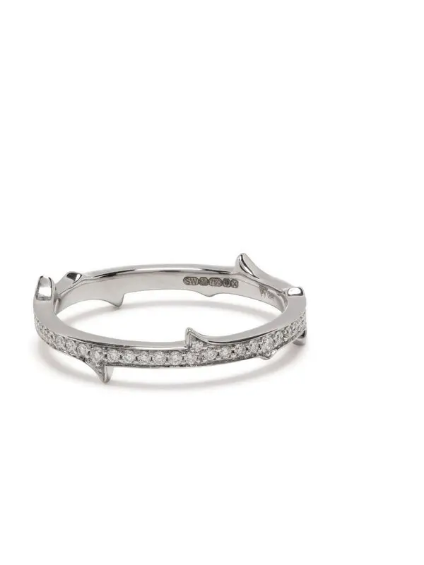 Stephen Webster 18kt White Gold Thorn Diamond Ring