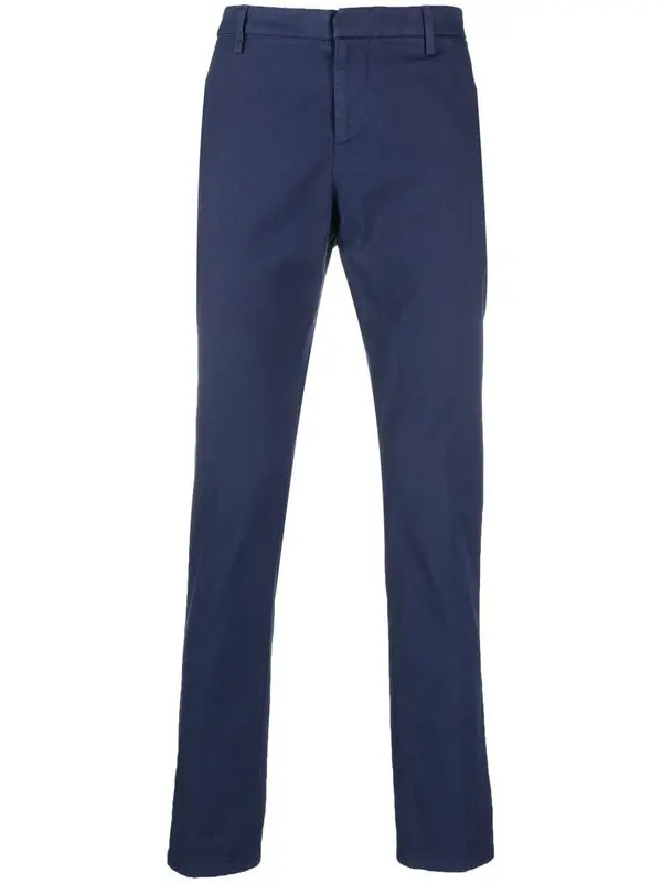 DONDUP Straight-leg Chino Trousers - Blue