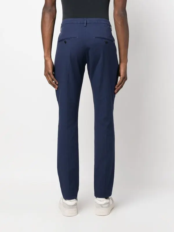 DONDUP Straight-leg Chino Trousers - Blue