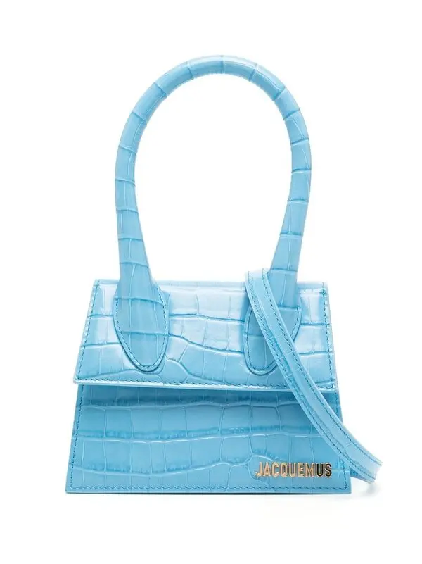 Jacquemus Le Chiquito Crocodile-embossed Tote Bag