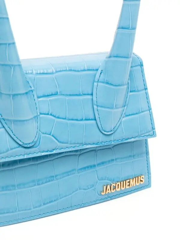Jacquemus Le Chiquito Crocodile-embossed Tote Bag