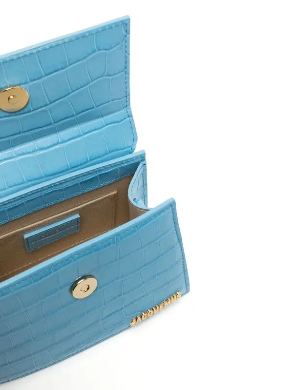 Jacquemus Le Chiquito Crocodile-embossed Tote Bag