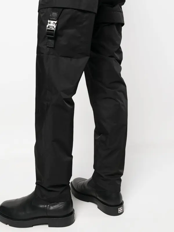 Givenchy 4g-buckle Straight-leg Cargo Trousers