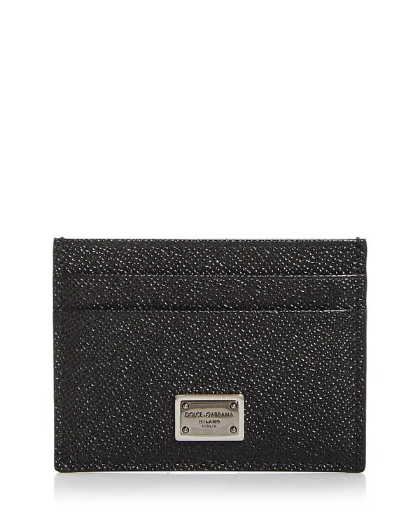 Dolce & Gabbana Leather Card Case - Black