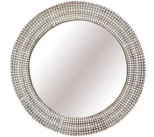 VALERIE PARR HILL 36' Round Whitewash Mirror Valerie - One-color