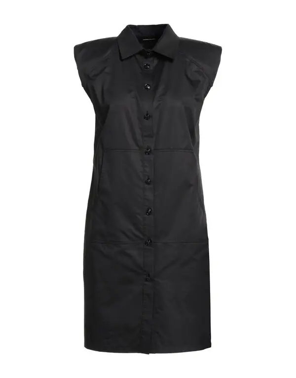 LES BOURDELLES DES GARÇONS Mini Shirt Dress - Black