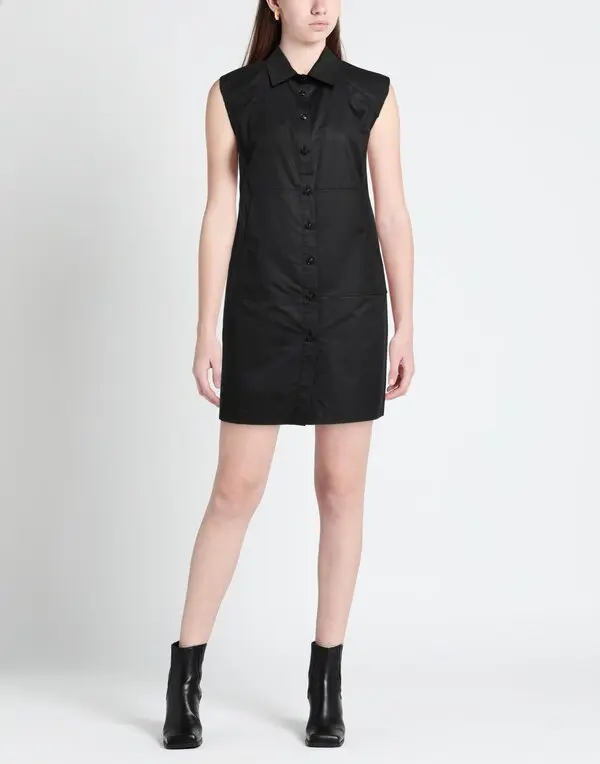 LES BOURDELLES DES GARÇONS Mini Shirt Dress - Black