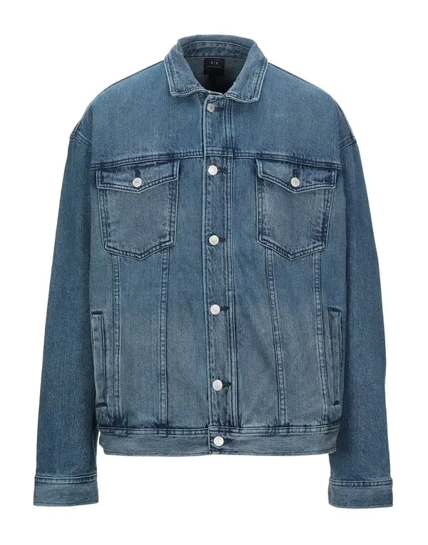 Armani Exchange Denim Outerwear Size Cotton