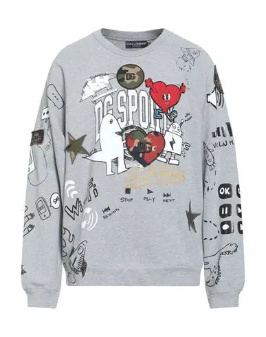 Dolce & Gabbana Crewneck Sweatshirt With Embroidered Logo