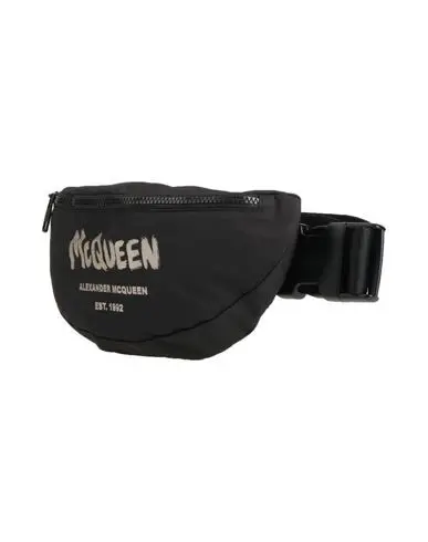 Alexander McQueen Belt Bag With Logo - Black