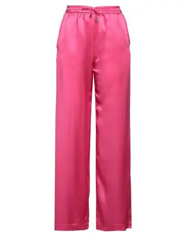 Blumarine Wide Leg Silk Pants - Pink