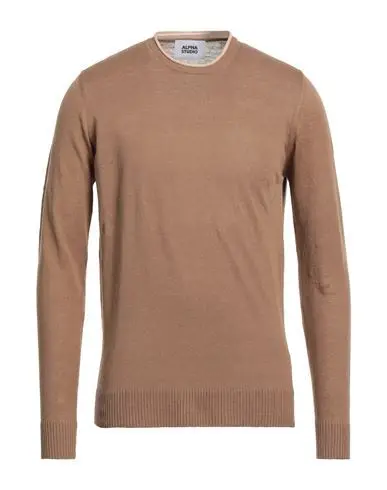 Alpha Studio Sweater In Linen And Cotton
