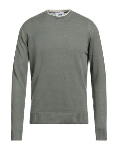 Alpha Studio Sweater In Linen And Cotton