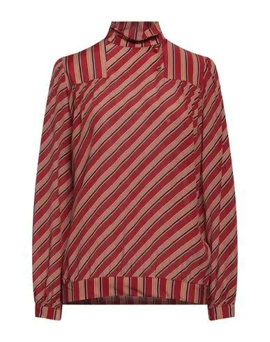 KATIA GIANNINI Striped Crepe Top