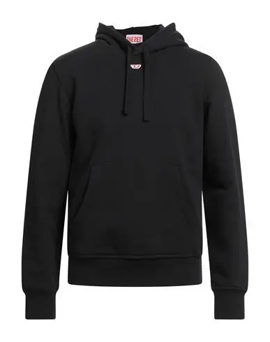 DIESEL Cotton-elastane Fleece Sweatshirt - Black