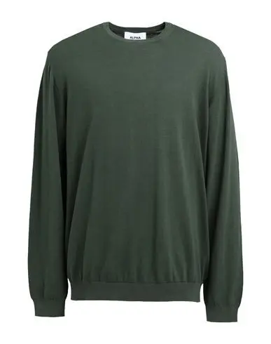 Alpha Studio Cotton Knit Sweater - Green