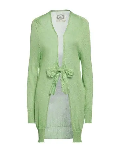 PINK MEMORIES Knit Cardigan With Lace Detail