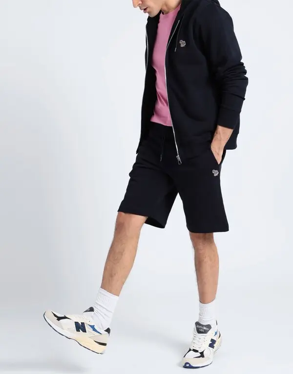 Paul Smith Organic Cotton Bermuda Shorts - Blue