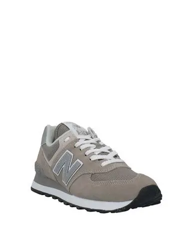 NEW BALANCE 574 Low-top Sneakers In Leather And Textile Fibers - Grey