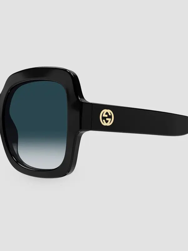 Gucci Minimal 54mm Square Sunglasses - Black