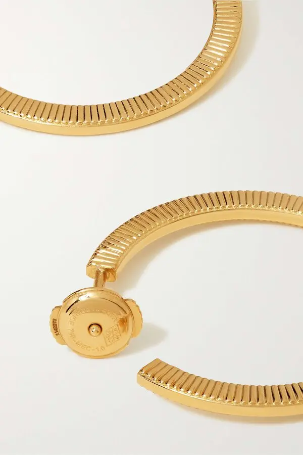 VILTIER Rayon Disco 18-karat Hoop Earrings