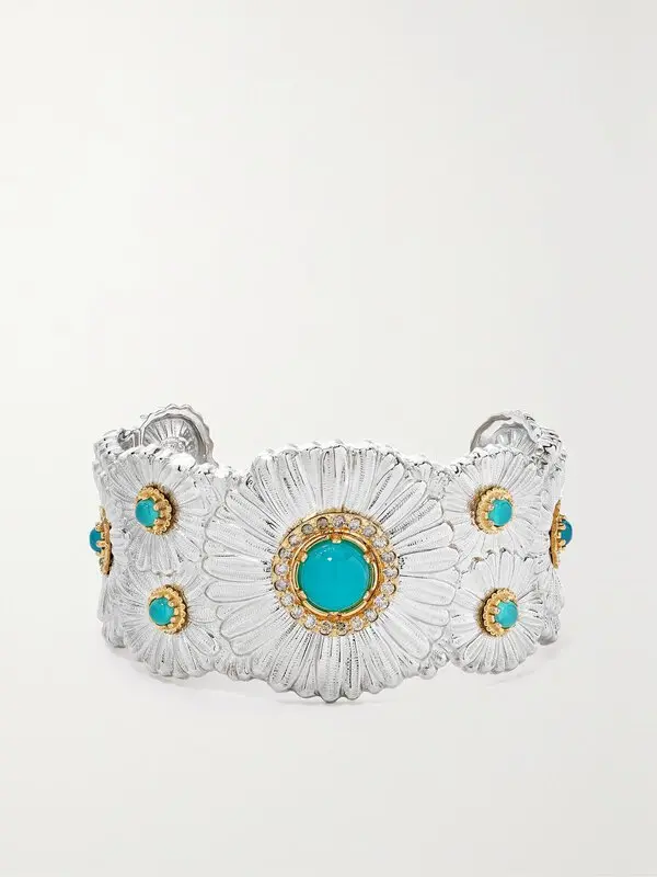 Buccellati Daisy Blossoms Cuff - Silver