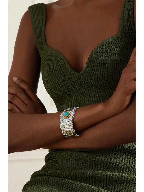Buccellati Daisy Blossoms Cuff - Silver