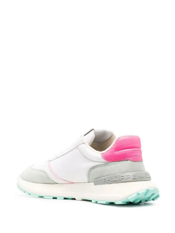 Philippe Model Logo-patch Low-top Sneakers - White
