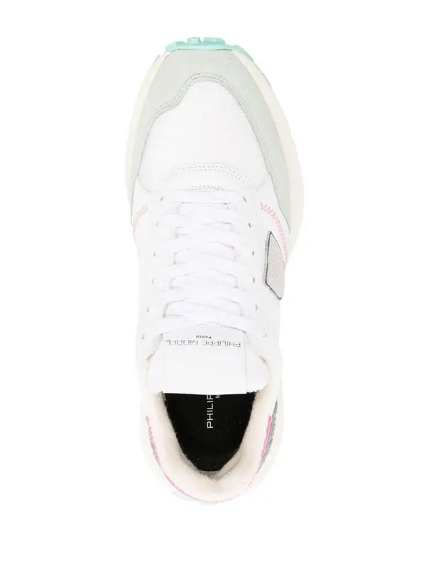 Philippe Model Logo-patch Low-top Sneakers - White